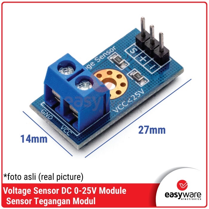 Jual Voltage Sensor Modul Sensor Tegangan Arduino | Shopee Indonesia