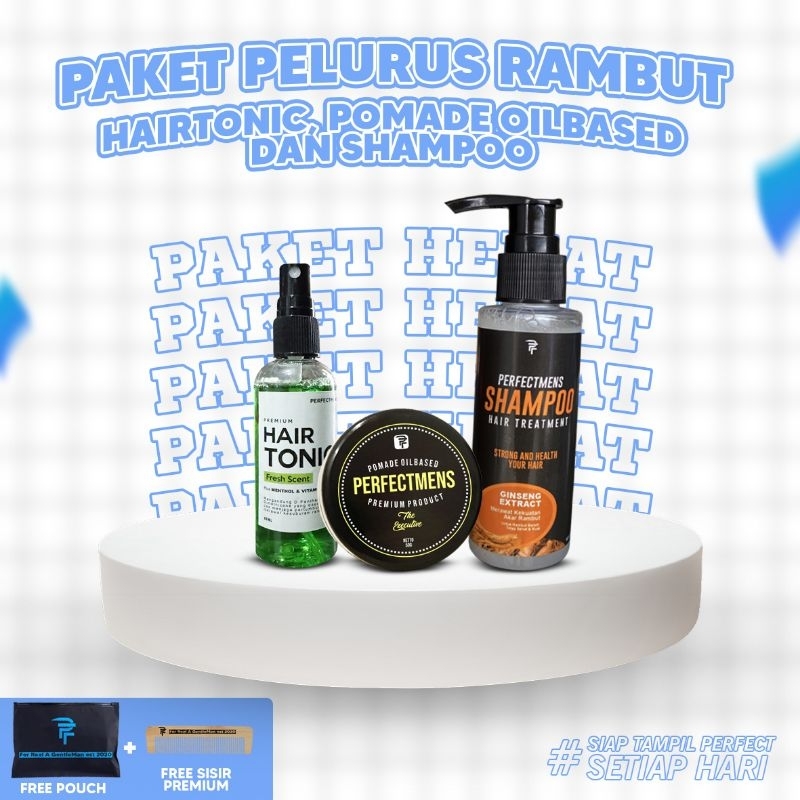 Jual PAKET PELURUS RAMBUT PRIA PERFECTMENS PERAWATAN MELURUSKAN DAN ...