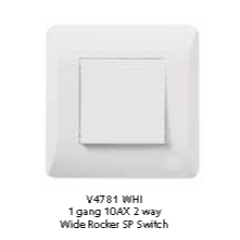 Jual MK V4781 Whi | Saklar Single Hotel | 1 Gang 10AX 2 Way SP Switch ...