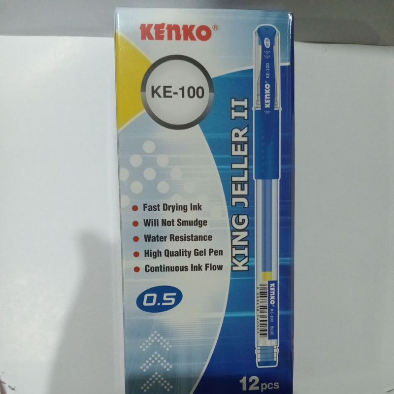Jual Pulpen KENKO KE-100 hitam,biru /perpak | Shopee Indonesia