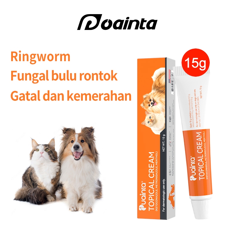 Jual PUAINTA Salep Anti Jamur Untuk Anjing dan Kucing Ringworm Removal ...