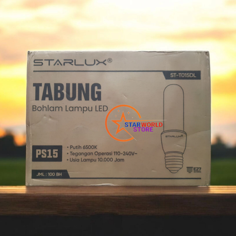 Jual PAKET GROSIR 1 DUS STARLUX Lampu LED Tabung PS15 / 1 Karton Isi 100 Pcs Lampu LED Starlux ...