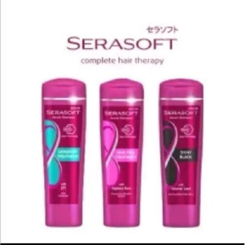 Jual serasoft shampoo hair treatment 340ml (botol besar) | Shopee Indonesia