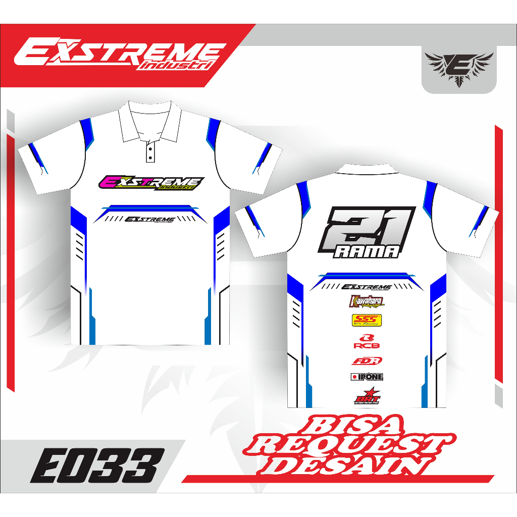 Jual JERSEY RACING kaos baju jersey racing custom full printing jersey ...