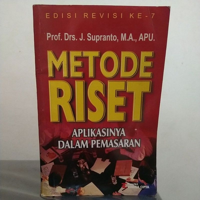 Jual BUKU METODE RISET APLIKASINYA DALAM PEMASARAN (PRELOVED) | Shopee Indonesia