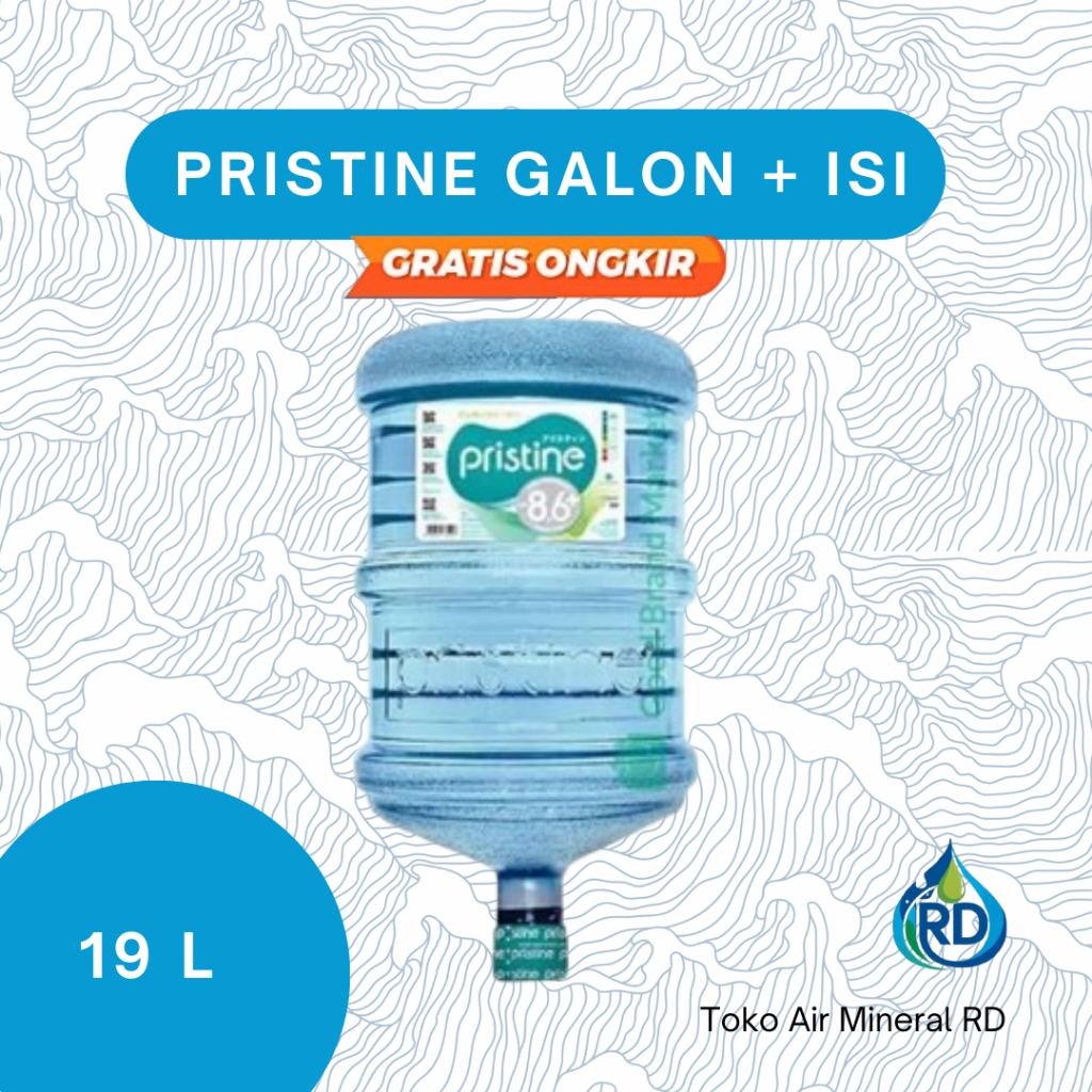 Jual RD - Galon PRISTINE - Isi 19 Liter - Air Minum Mineral Galon ...