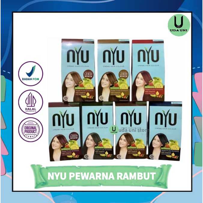 Jual NYU Creme Hair Colour Pewarna Rambut / Cat Rambut / Semir Rambut ...