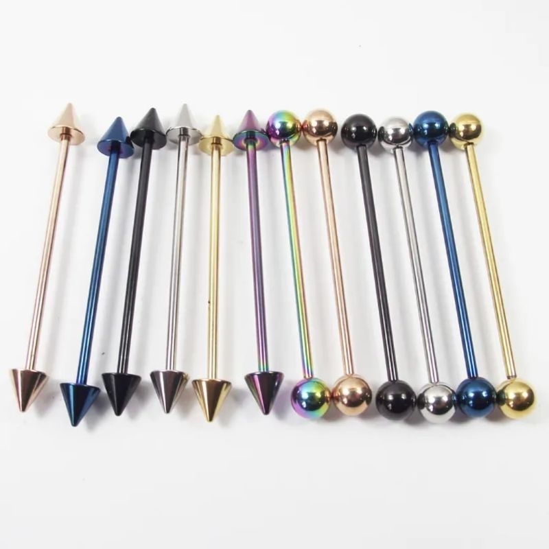 Jual TINDIK INDUSTRIAL TITANIUM / BARBEL INDUSTRIAL TITANIUM / ANTING TELINGA TITANIUM / TINDIK ...