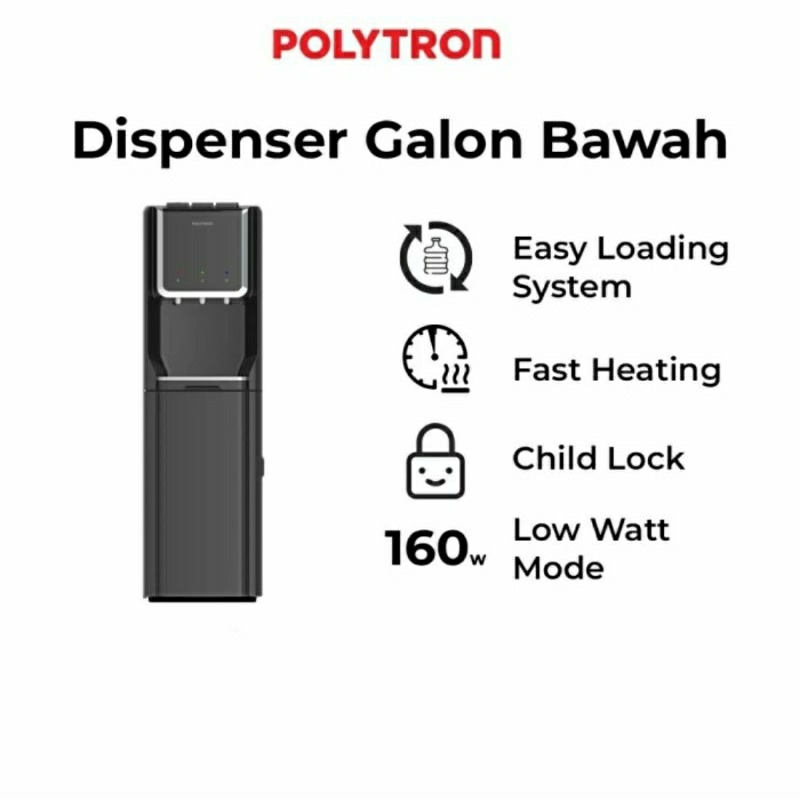 Jual Polytron PWC 615X Dispenser Air Berdiri Galon Bawah Garansi Resmi ...