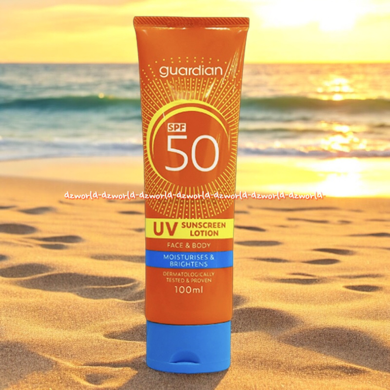 Jual Guardian 100ml SPF 50 Daily Sun Protection Body Lotion Air ...