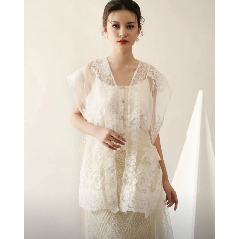 Jual JA Collection // Pola Top in White | Shopee Indonesia