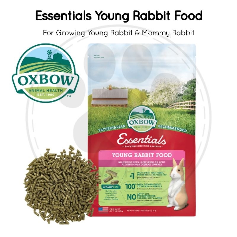 Jual Oxbow Essentials Young Rabbit Food 5lbs | Shopee Indonesia