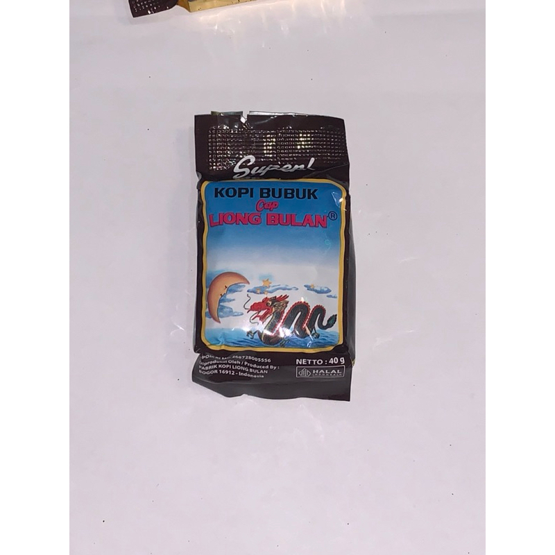 Jual KOPI LIONG BULAN KHAS BOGOR JAWA BARAT 40 gram ISI 10 bungkus ...