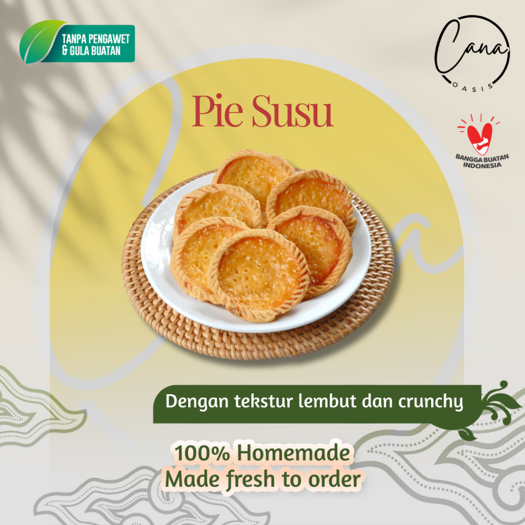 Jual CANA PIE SUSU JAJAN PASAR KUEH KUE PASAR SNACK FOOD SNACK BOX ...