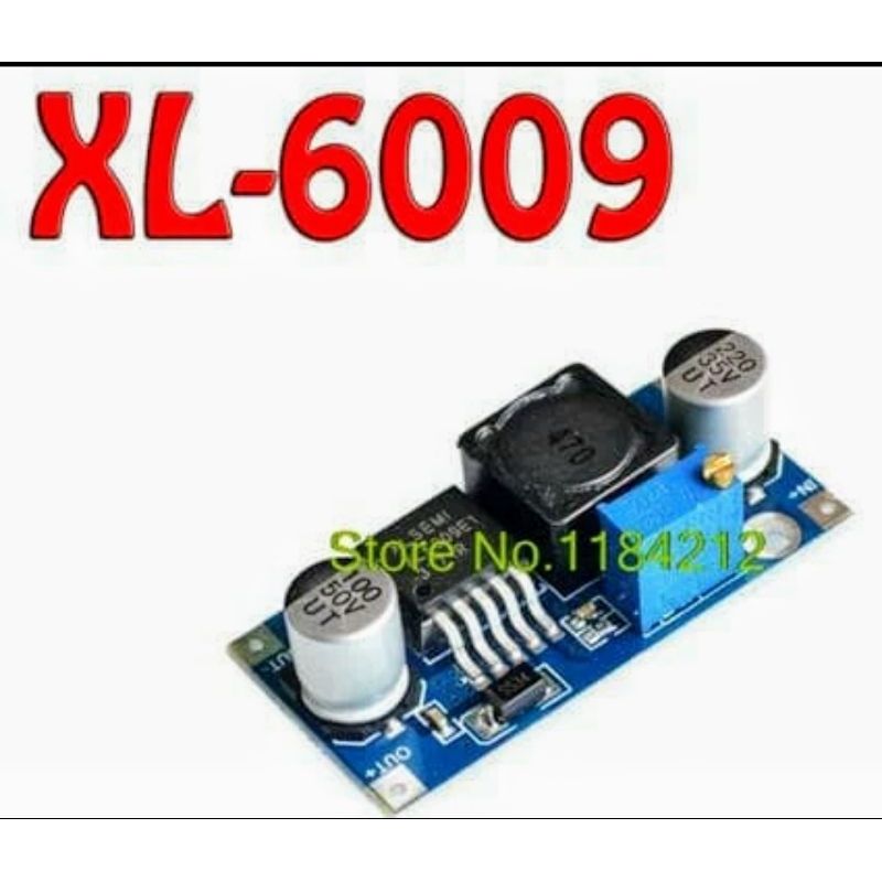Jual Modul step Up XL6009 adjustable 4A DC Booster Power supply dc ...