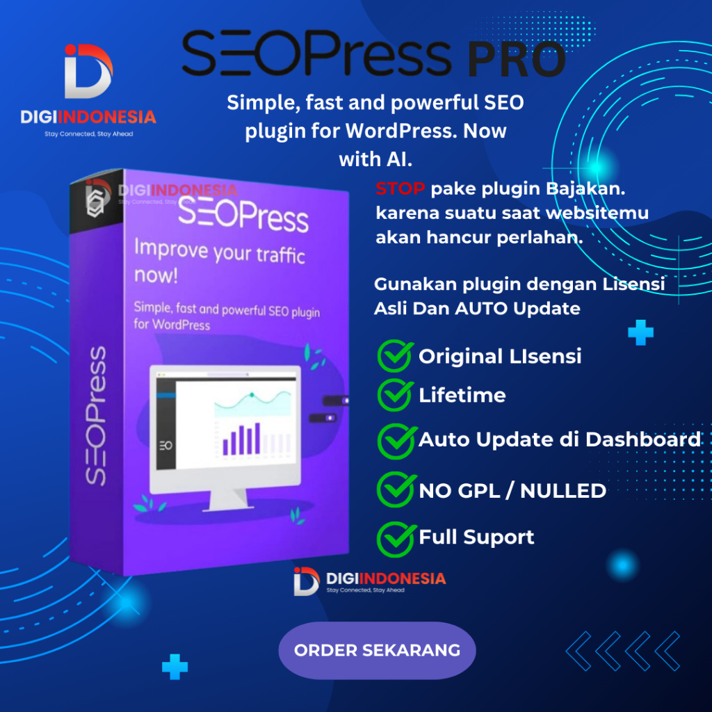 Jual SEOPRESS PRO 100% Original License LifeTime Automatic Update + Full personal support ...