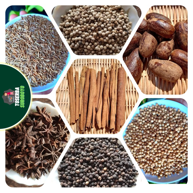 Jual Aneka Bumbu Dapur Rempah Ketumbar/Lada/Pala/Kayu Manis/Lada Putih/Lada Hitam/Pala Lonjong ...