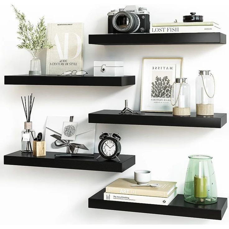 Jual Papan Rak Ambalan Dinding Kayu Susun Serbaguna | Shopee Indonesia