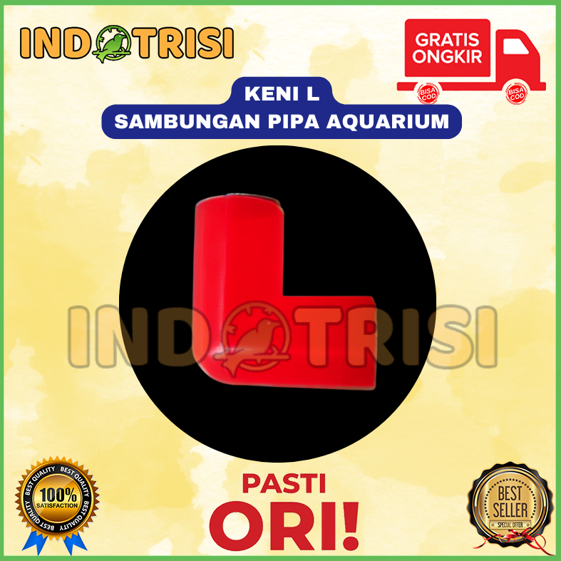 Jual Sambungan Knee Keni Pipa Merah Aquarium Bentuk L Pipa Aquascape ...