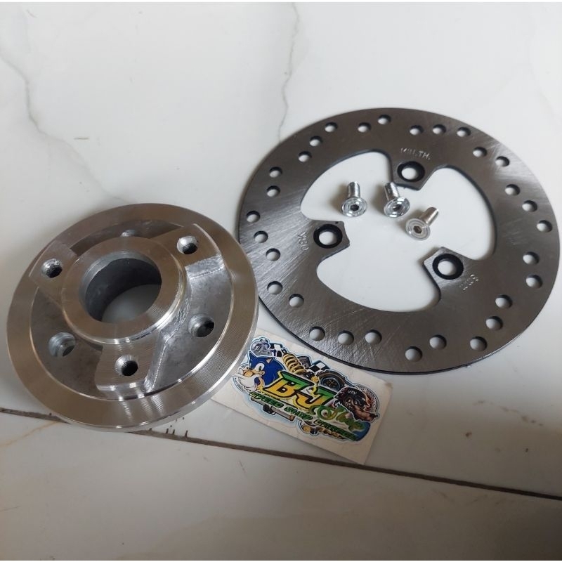 Jual Plendes Adaptor Cakram Belakang Satria FU Lubang 3 Tromol Besar ...