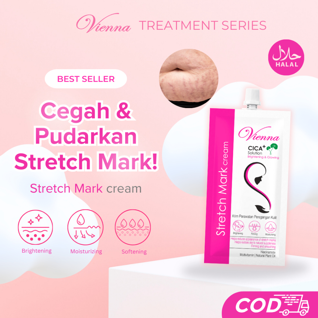 Jual VIENNA STRETCH MARK CREAM - 30ML SACHET | Shopee Indonesia
