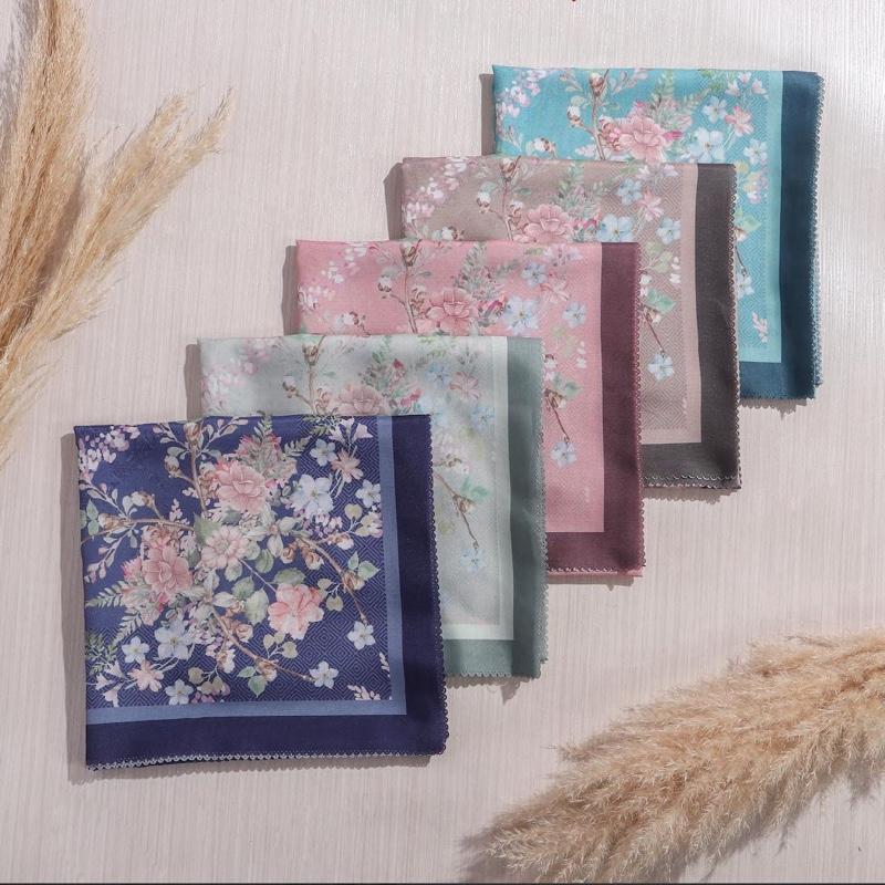 Jual DNSCARF - "Sydney Series" Hijab Motif Bunga Bahan Voal Tryspan ...