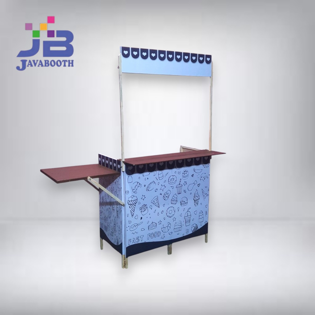 Jual Booth Portable Kayu / Booth Rombay / Gerobak Lipat / Meja Lipat ...