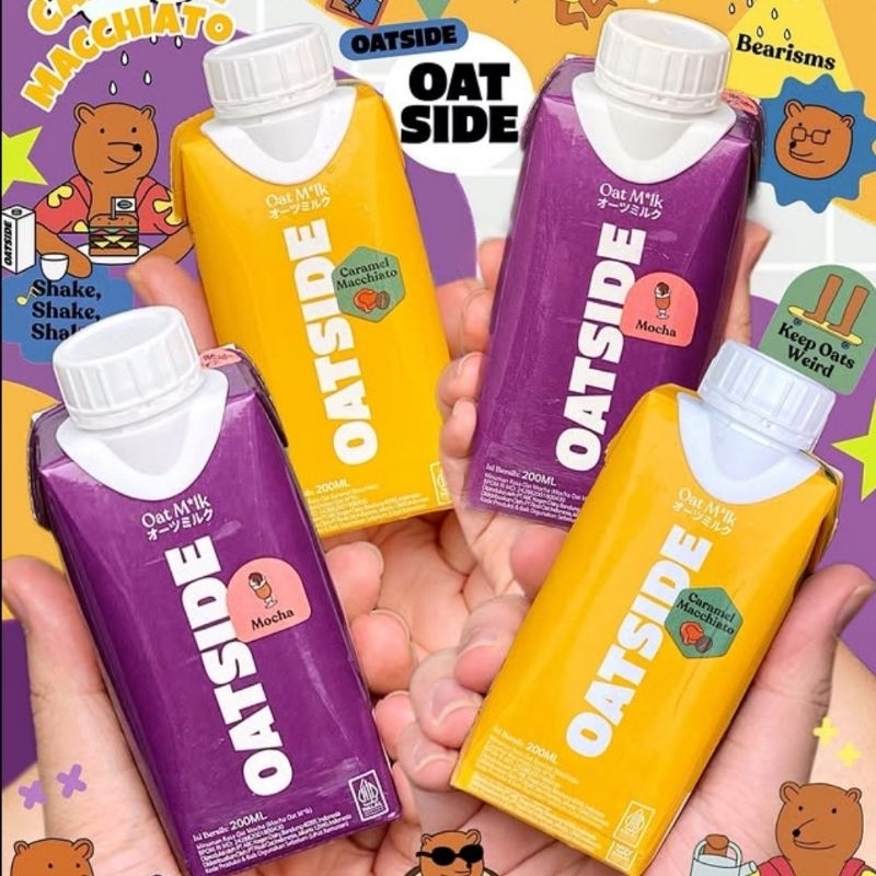 Jual OATSIDE Mini 200ml | Oat Milk | Barista Blend - Chocolate - Coffee ...