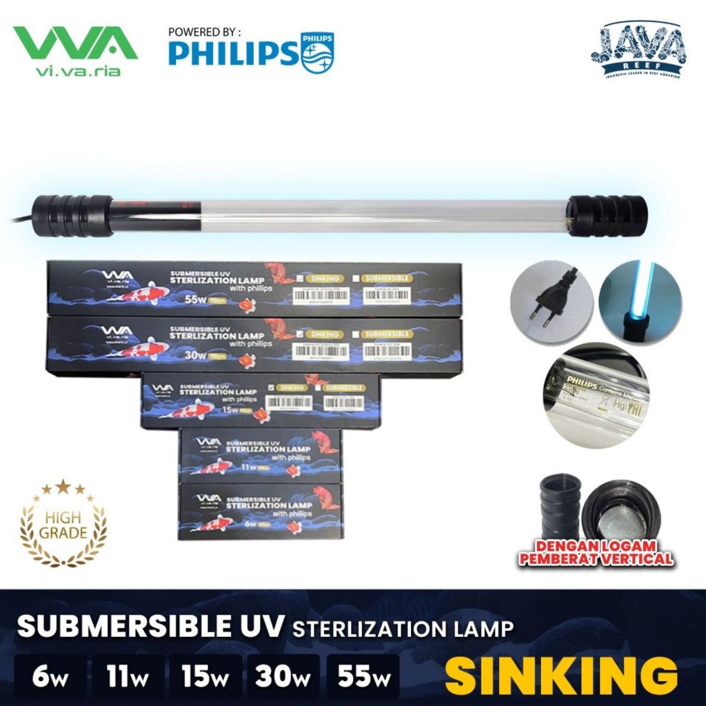 Jual Vivaria UVC with Phillips - LAMPU UV KOLAM/Akuarium | Shopee Indonesia