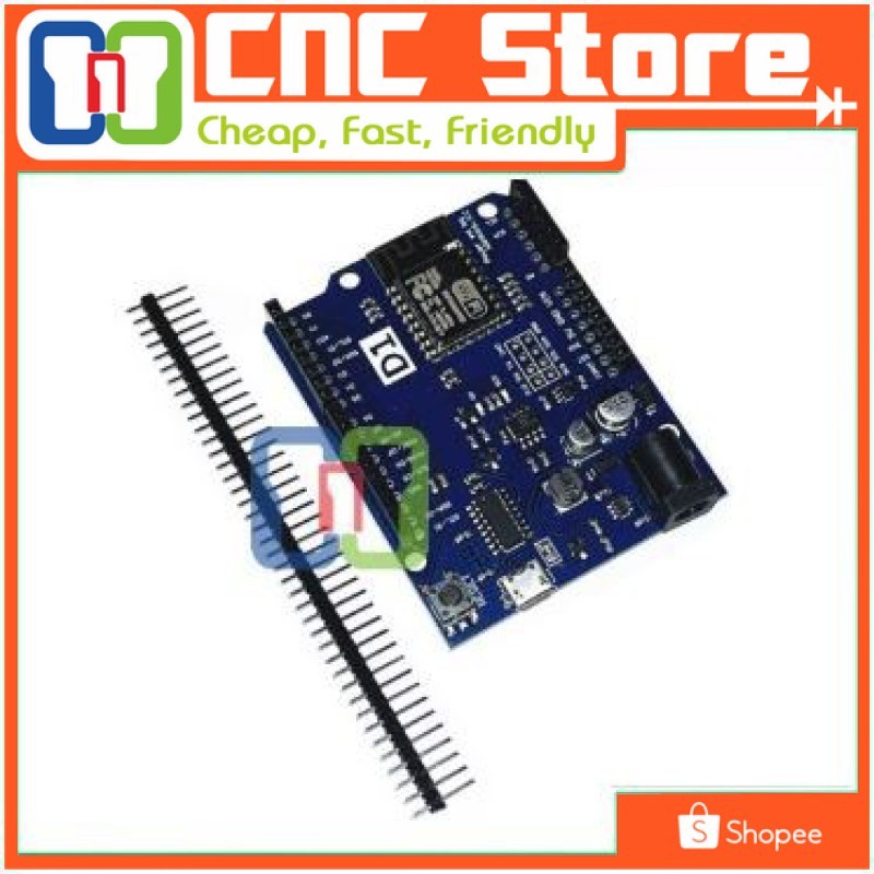 Jual [NET-0041] WeMos D1 R2 Wifi ESP8266 ESP-12F UNO Based Shield ESP ...