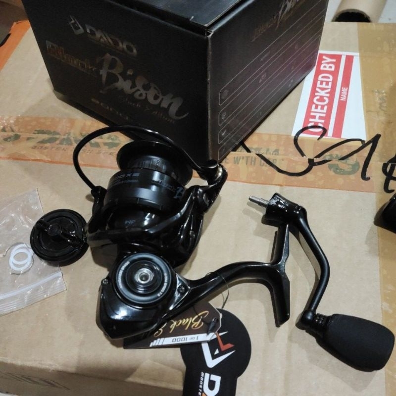 Jual reel pancing daido black bison pro 2000 3000 xs power handel ...