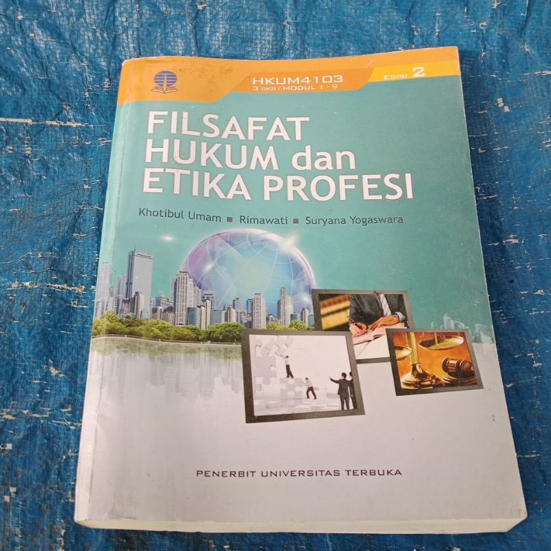Jual buku filsafat hukum dan etika profesi edisi 2 penerbit universitas terbuka original ...