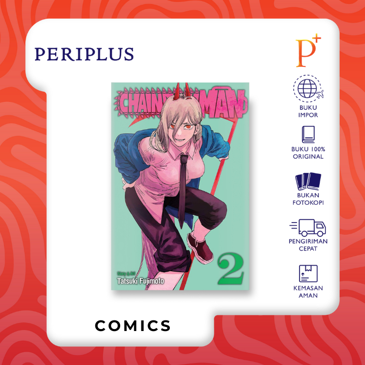 Jual Chainsaw Man, Vol. 2 by Tatsuki Fujimoto - 9781974709946 | Shopee Indonesia