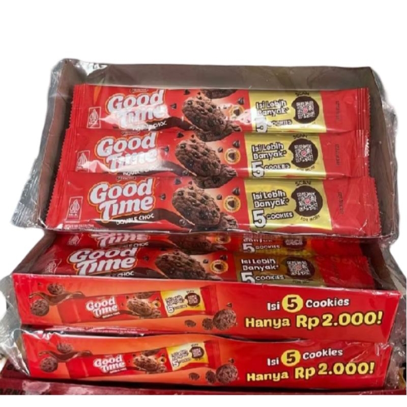 Jual Good Time Cookies Double Chocolate Box (Isi 12sachet @26.5gr ...