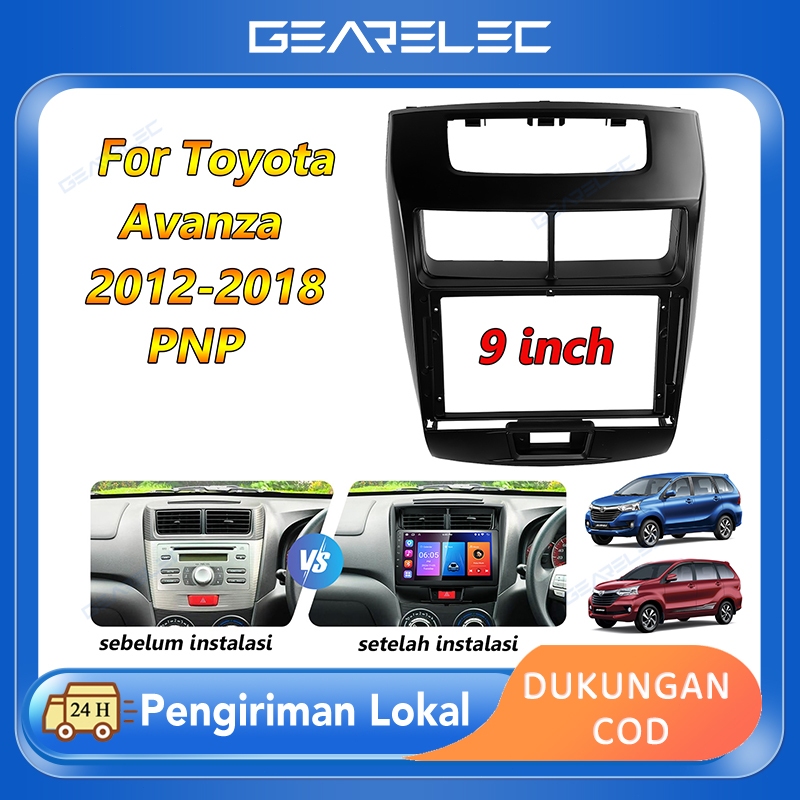 Jual Untuk TOYOTA Avanza 2012-2018 Frame/PNP Soket 9 Inch | Shopee ...