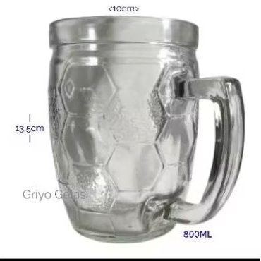 Jual Mug Jumbo / Gagang Kaca Jumbo / G20 KIG 800ML | Shopee Indonesia