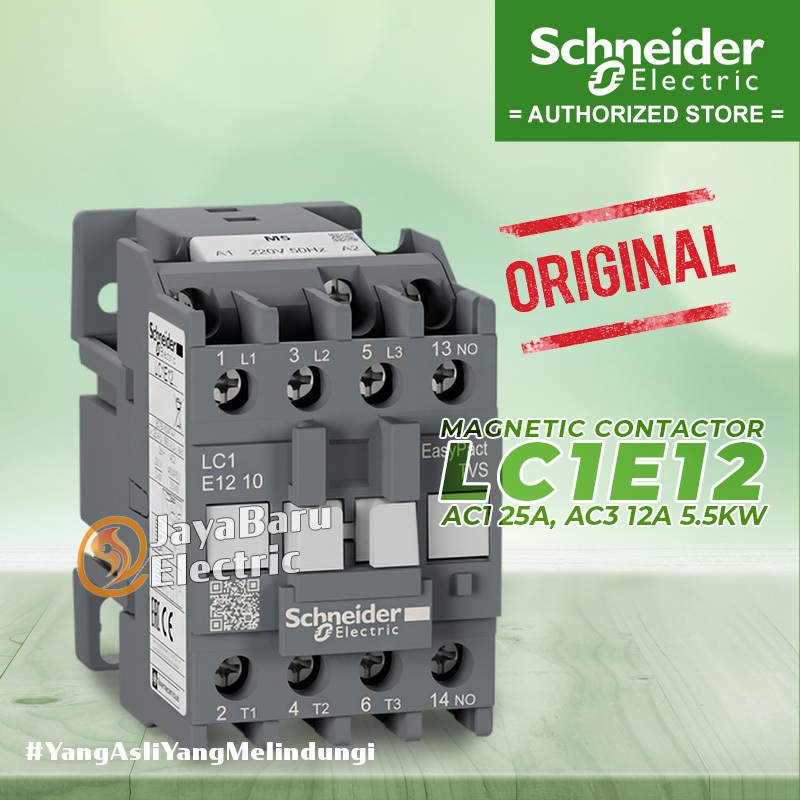 Jual SCHNEIDER Kontaktor Contactor LC1E12 LC1E1201 LC1E1210 LC1E1210B7 LC1E1210E7 LC1E1210F7 ...
