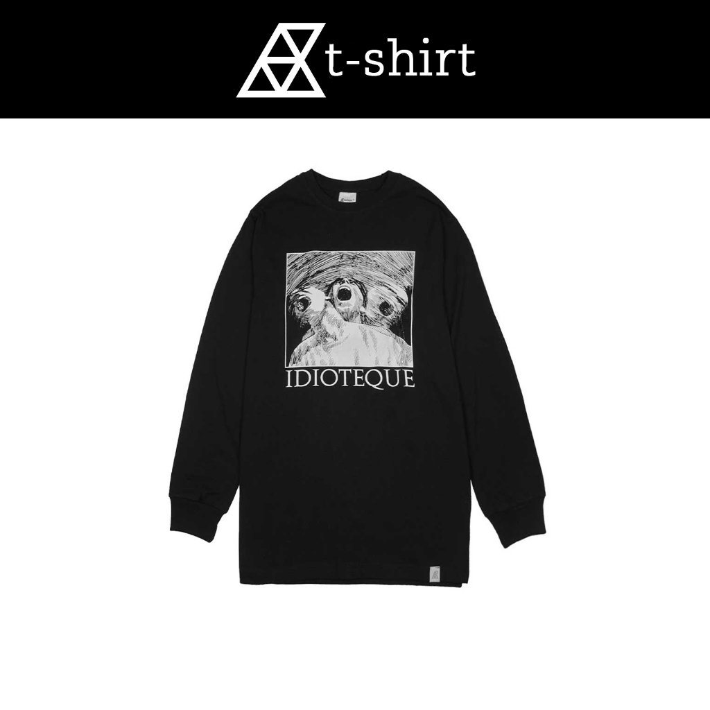 Jual RCL Tshirt Idioteque Long Sleeve Black | Shopee Indonesia