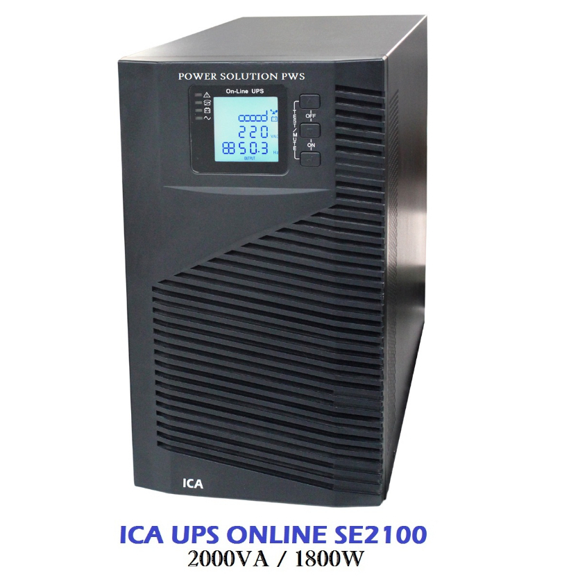 Jual UPS ICA SE2100 2000VA 1800watt ICA ONLINE SINE WAVE SE 2100 2KVA 1,8KW 2000 VA 1800W 1 ...