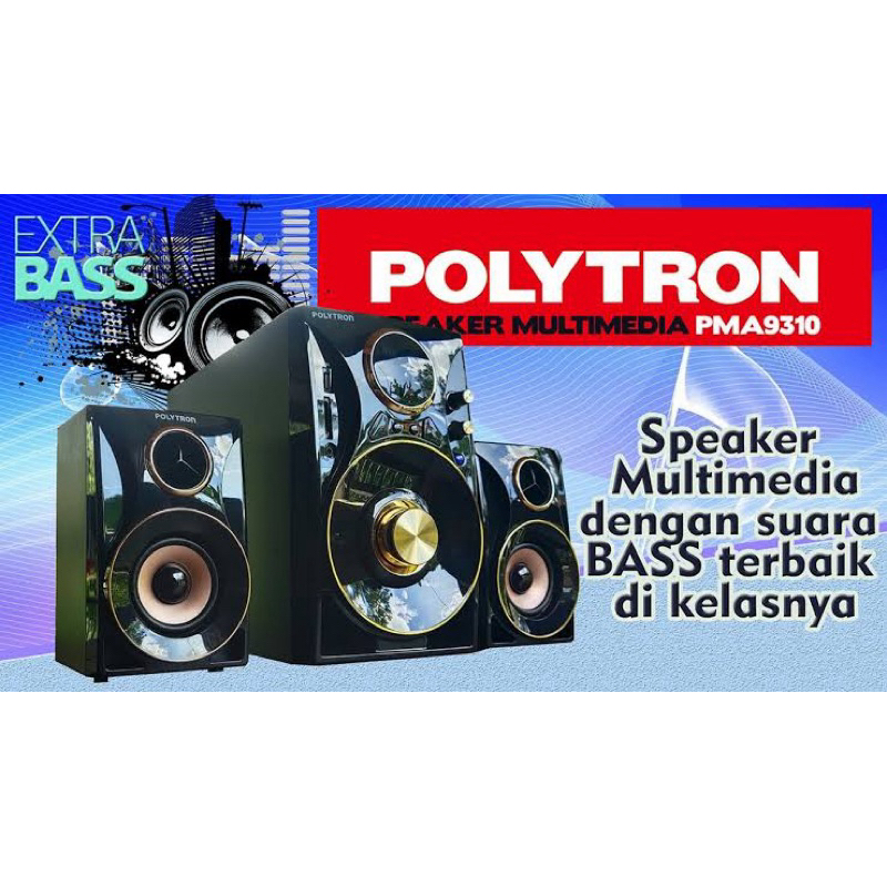 Jual Polytron Multimedia Audio Speaker Portabel PMA-9310 Bluetooth ...