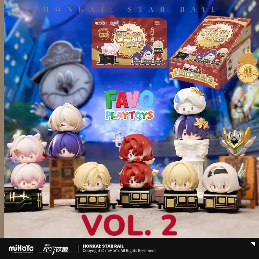 Jual MIHOYO V2 Honkai Star Rail Chibi Stack Toy Vol. 2 Series Blind Bag ...