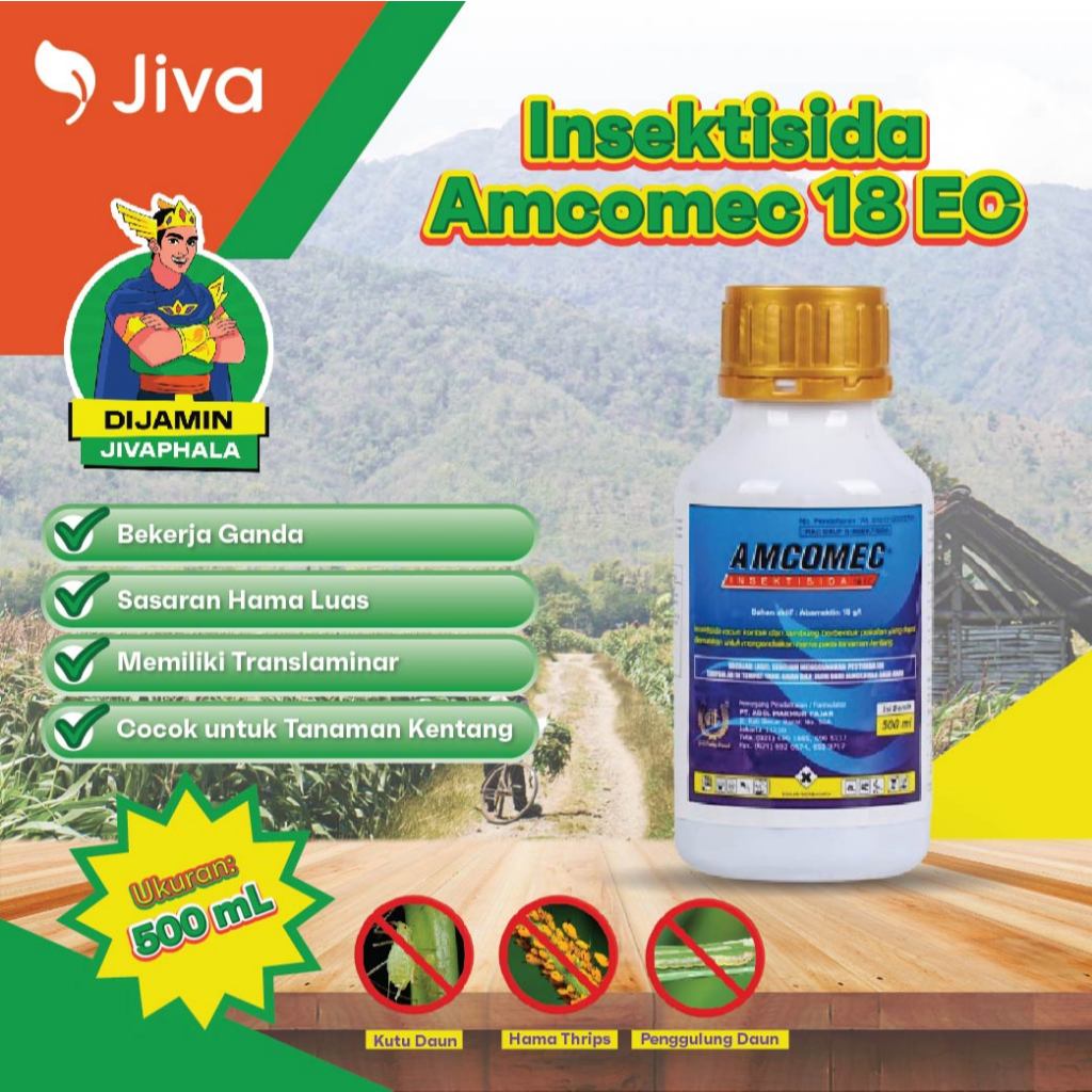 Jual Pembasmi Hama Kutu Daun Amcomec 18 EC Insektisida Racun Kontak ...