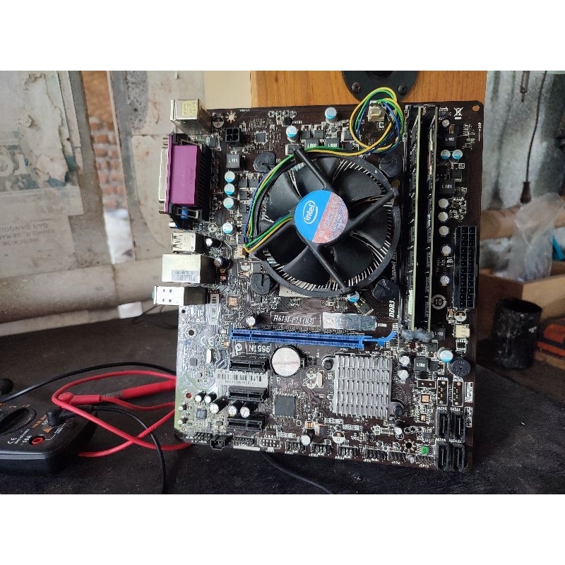 Jual Paket motherboard H61 plus cpu dan fan mobo h61 ex build up ...