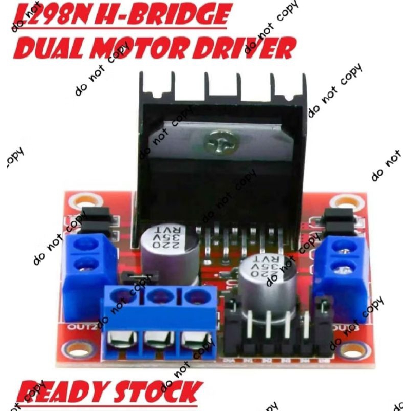 Jual L298N DUAL MOTOR DRIVER MODUL L298H- BRIDGE DUAL MOTOR L298N ...