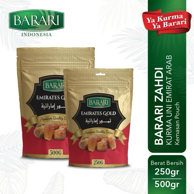 Jual BARARI Emirates Gold Pouch Kurma Emirat Premium Dates High Quality ...