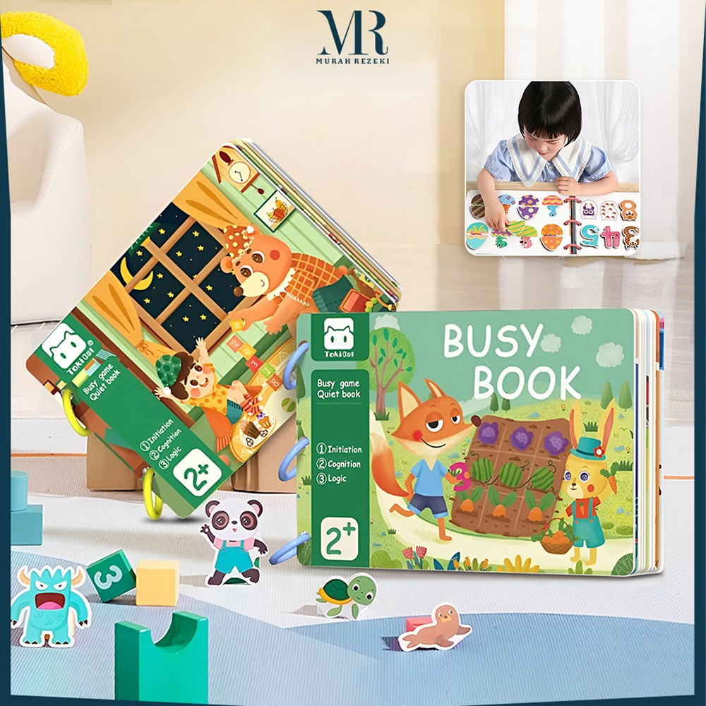 Jual DIY Quiet Busy Book dan Velcro Buku Aktivitas Bayi 14 30 Halaman ...