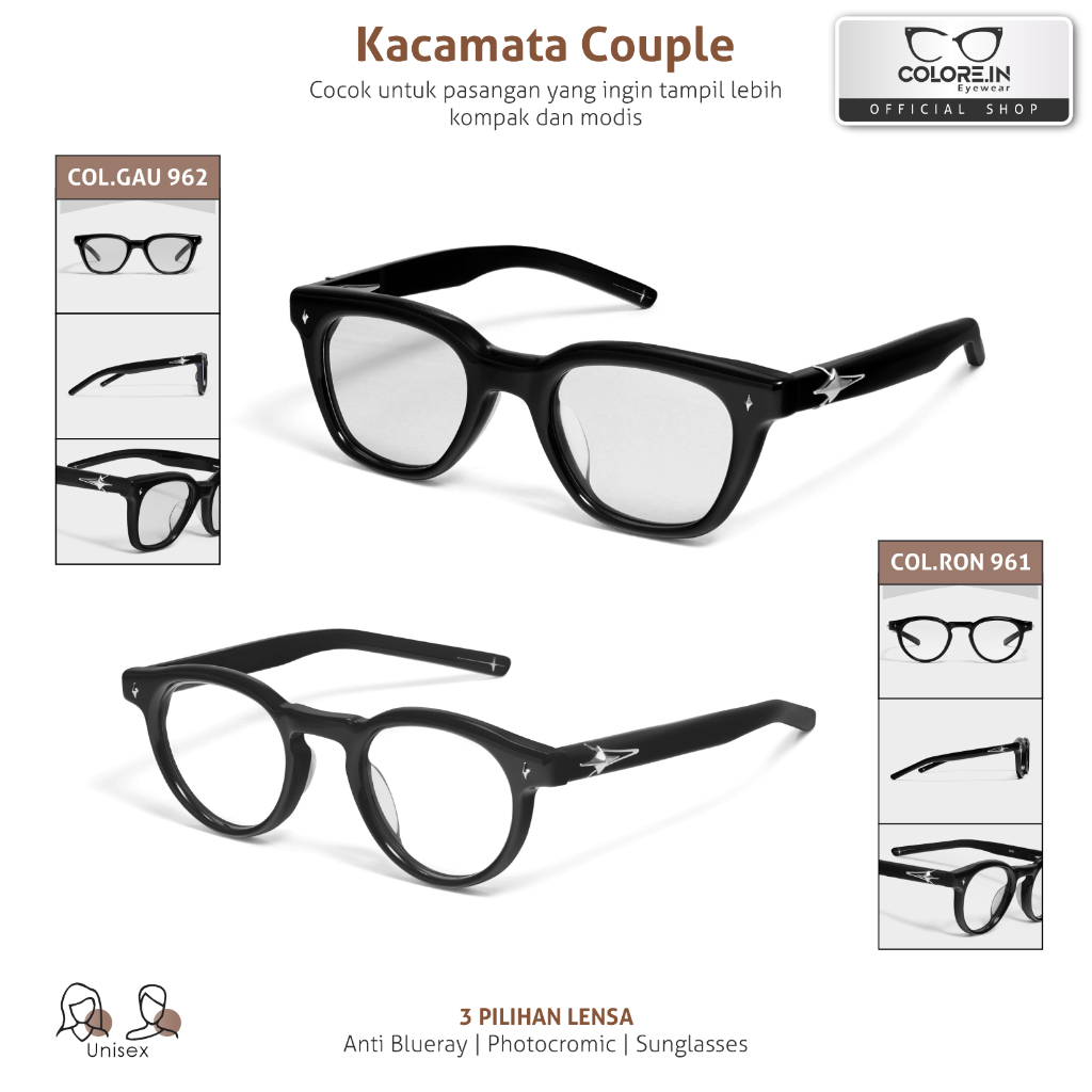 Jual Colore.in Kacamata Photocromic Minus Anti Radiasi Blueray Anti ...