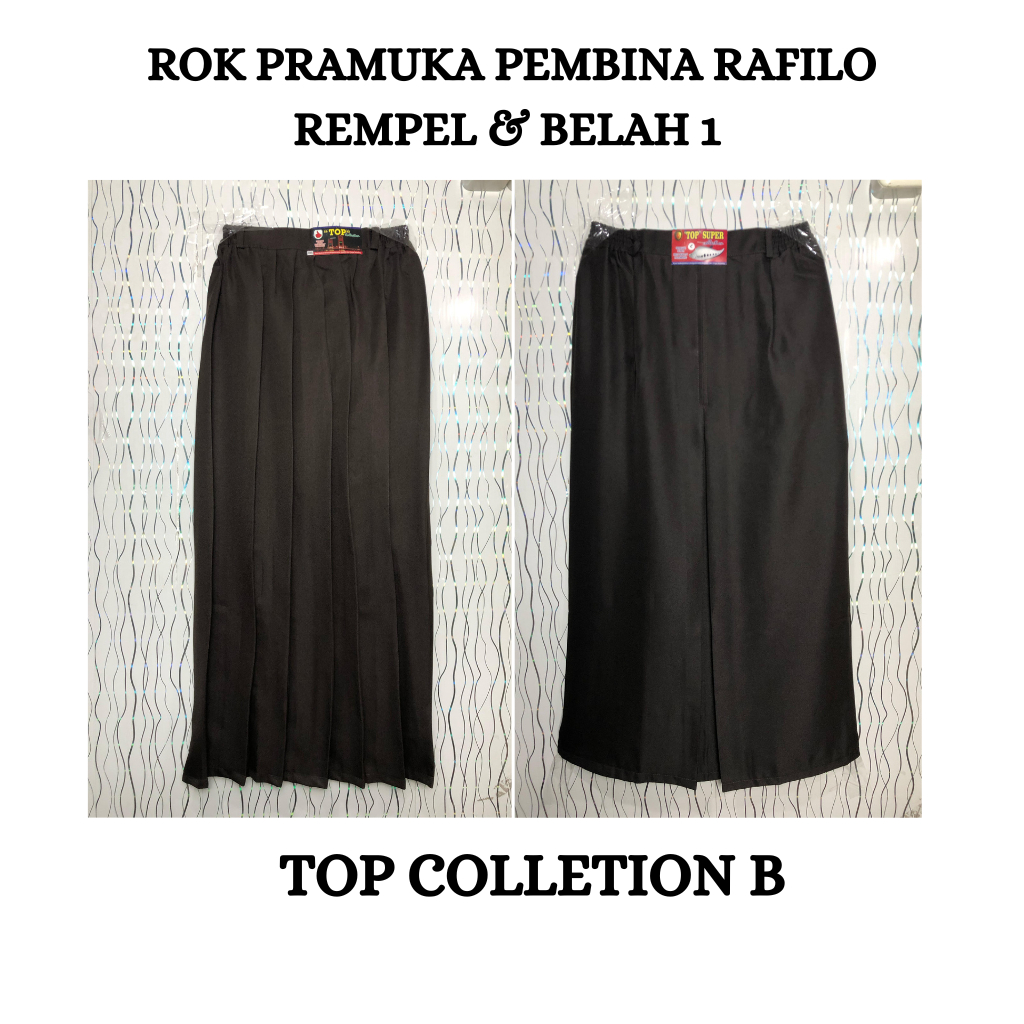 Jual Rok Pembina Pramuka Sepan belakang Rapilo Larici Seragam Harian ...
