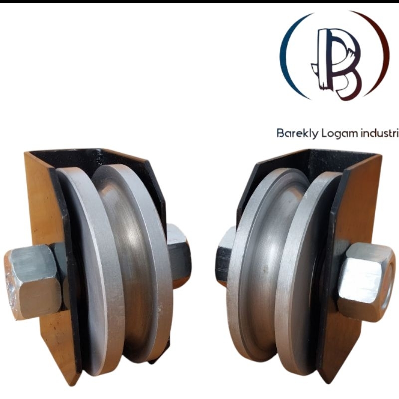 Jual Roda gerbang , Roda pagar super tebal 32 mm- 40 mm, ukuran 8cm, 10 ...