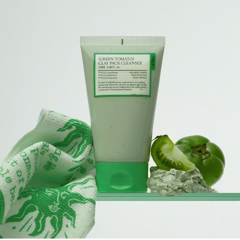 Jual FULLY green tomato clay mask cleanser 120ml | Shopee Indonesia
